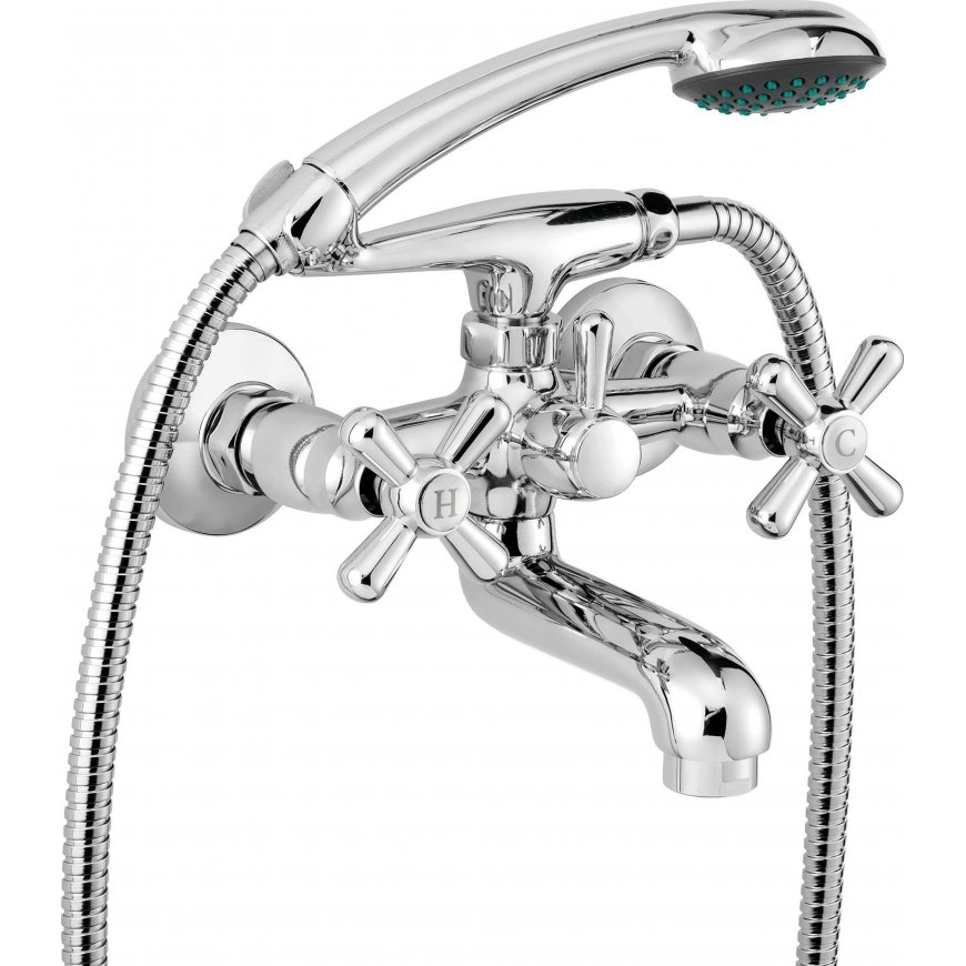 Bath mixer Deante BAT. SYMMETRY CHROME BATH AND SHOWER SET BOS_011D buy ...