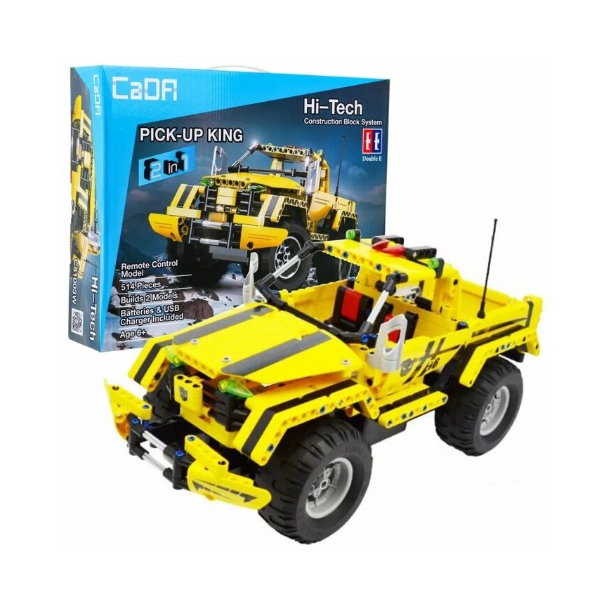 CaDa C51003W R/C Off-road Toy Car Collapsible constructor set 514 parts ...