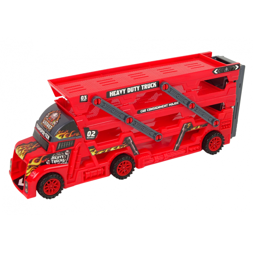 Lean Cars Large 3 Deck Truck Trailer Heavy duty truck with extendable ...
