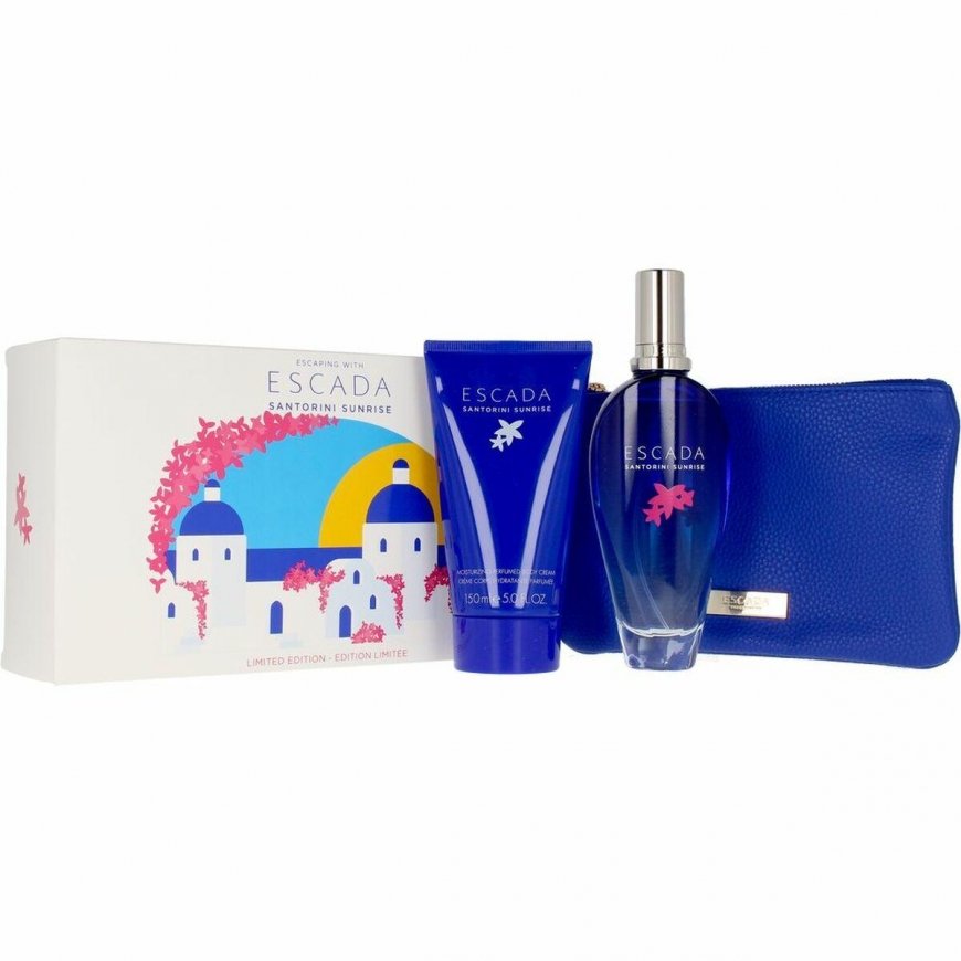 Escada Santorini Sunrise Gift Set gift set (EDT, 100 ml + body cream ...