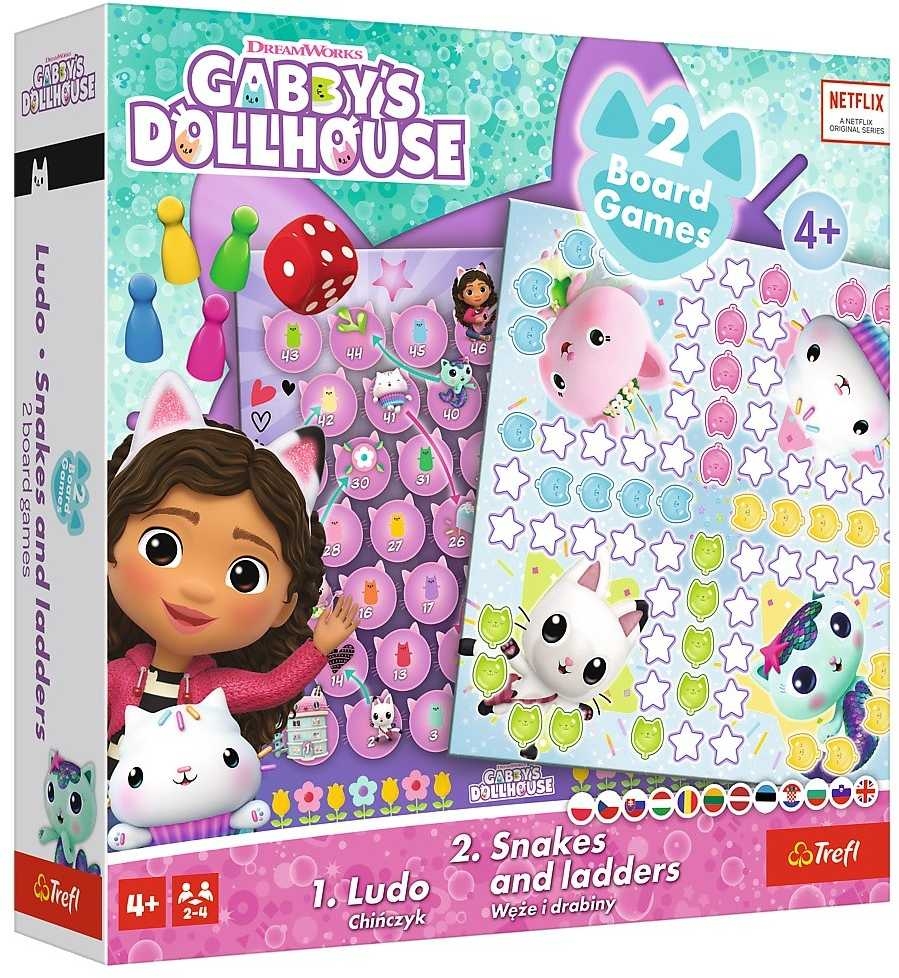 GABBY´S DOLLHOUSE TREFL GABBY´S DOLLHOUSE Board game 2 in 1 02590 buy ...
