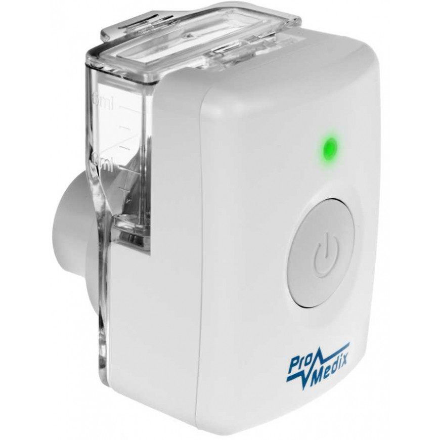 Portable / handheld wireless inhaler nebulizer Promedix, set, mask, PR ...